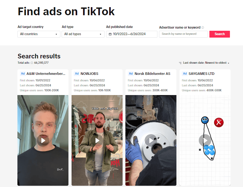 TikTok Ads Library: How to Access and Use It For Your Campaigns - Top ...